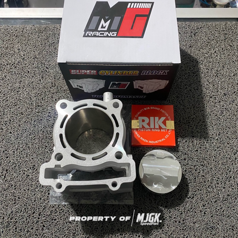 Jual Blok / Block Kit MG Racing Ceramic 63 / 65 mm Aerox Nmax WR 155 R15V3 | Shopee Indonesia