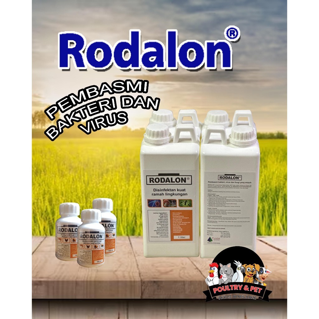 Jual Rodalon Desinfektan pembasmi kuman dan virus kemasan 100 ml ...