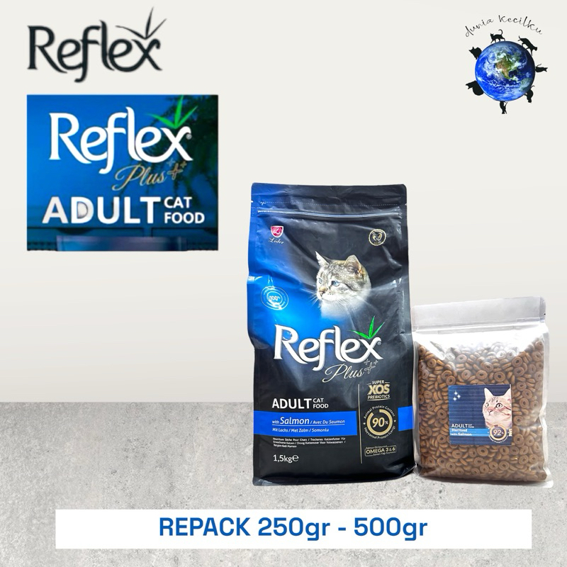 Jual Reflex Plus Adult Cat Salmon - Premium Dry Cat Food With XOS ...