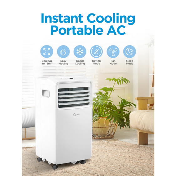 Jual AC Portable Midea MPHA 09CRN7 / MPF2 09CRN1 1 PK | Shopee Indonesia
