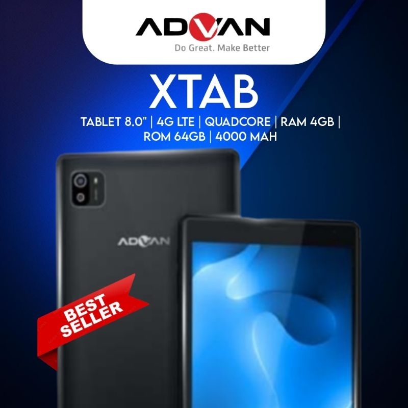 Jual Advan XTab 4/64 Layar 8 inch Tablet 4G Advan Tablet Upgrade dari ...