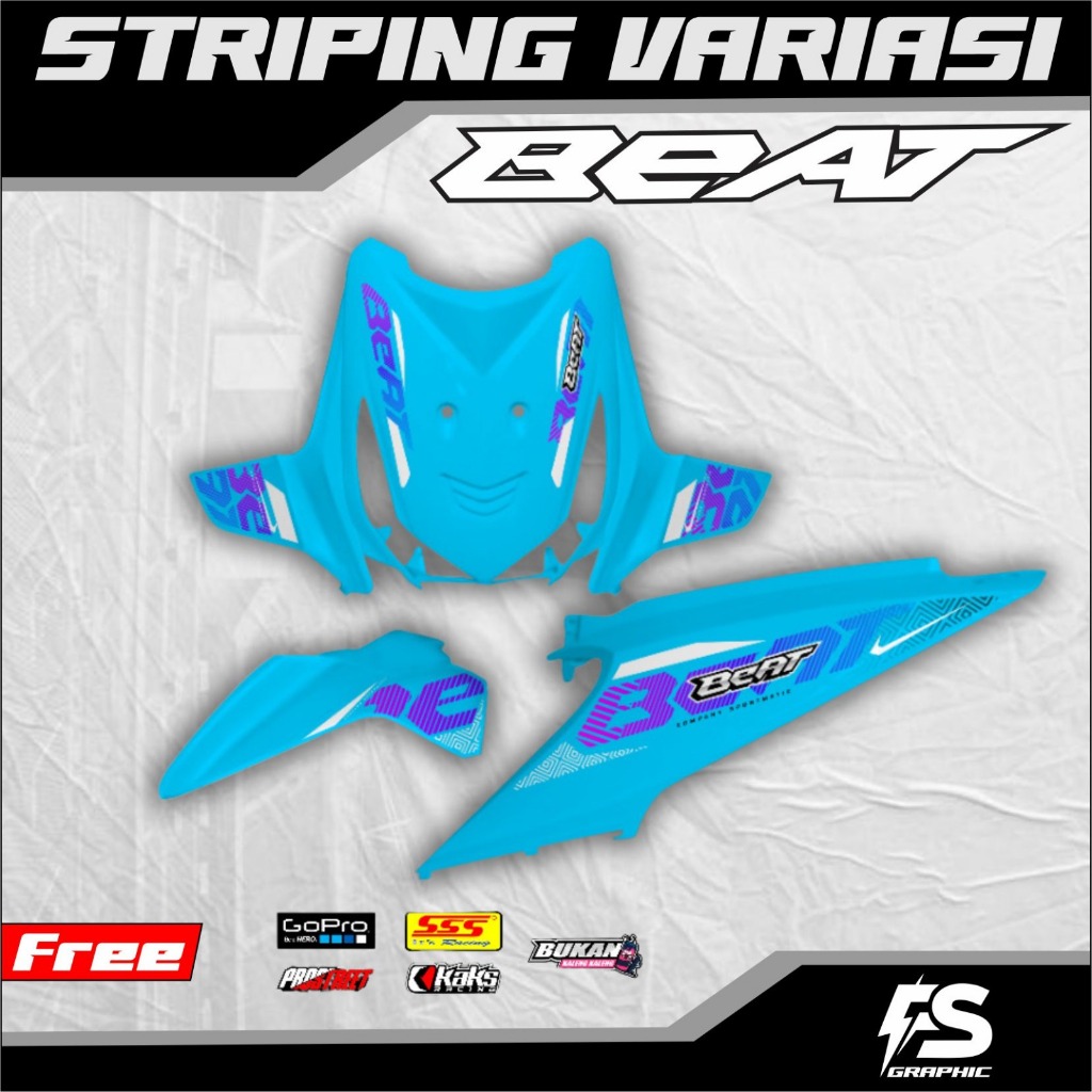 Jual STRIPING BEAT KARBU VARIAN BIRU STRIPING MATIC HONDA STRIPING ...