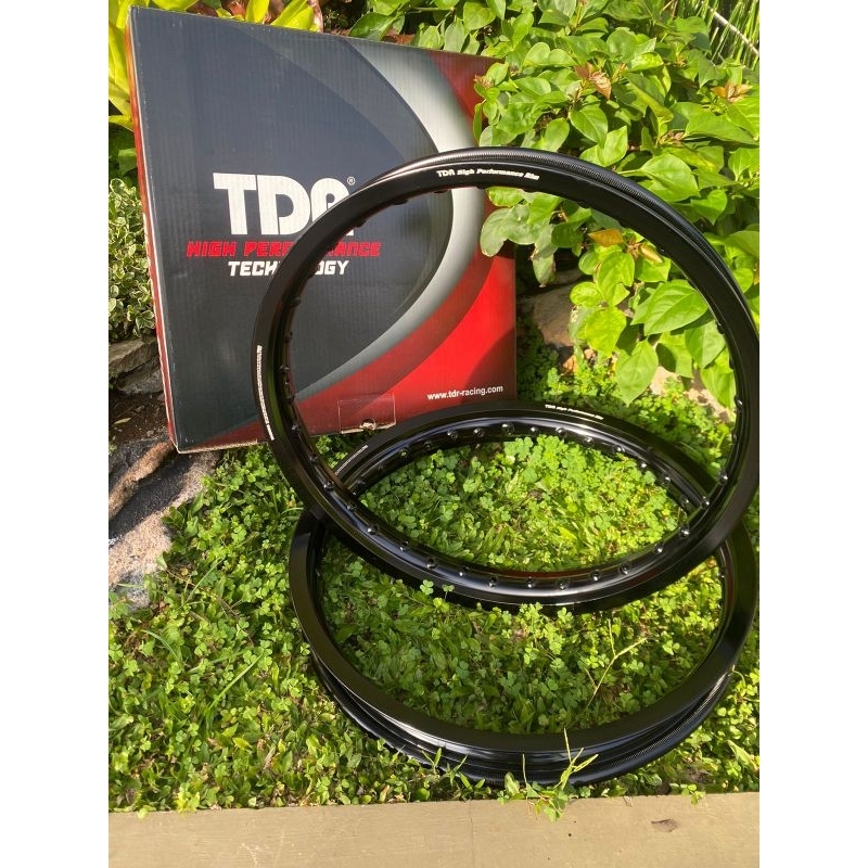 Jual velg TDR ukuran 160-185-17 set hitam kilat | Shopee Indonesia