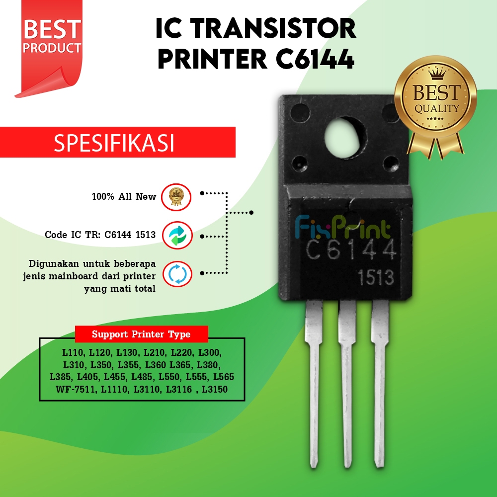 Jual IC Transistor A2222 C6144 Epsn L355 L360 L365 L380 L385 L405 L455 ...