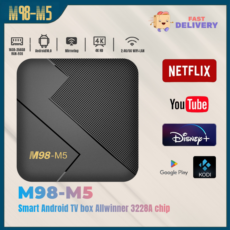 Jual M98-M5 Intelligent Android Box 2.4/5GWIFI Rockchip 3228A Chip 16+256GB Google Assistant ...