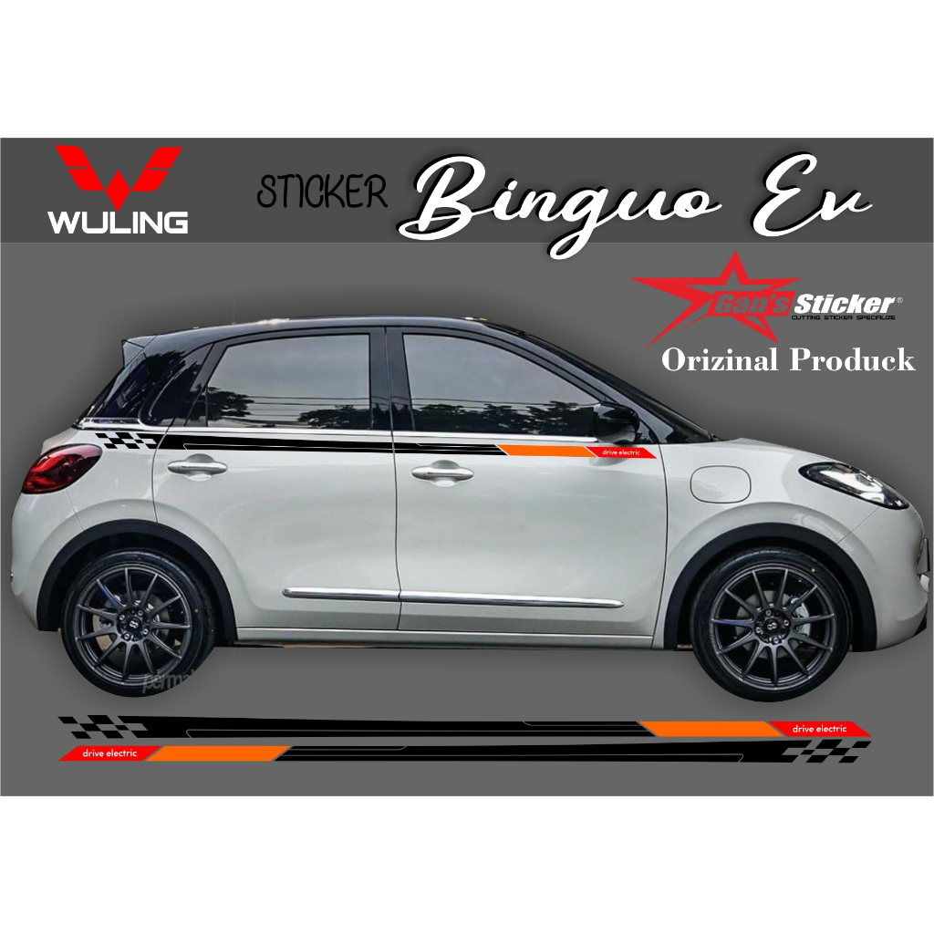 Jual sticker wuling binguo aksesoris wuling binguo sticker mobil ...