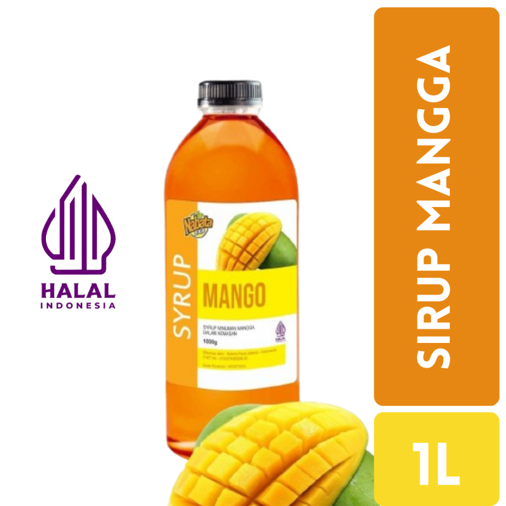 Jual Sirup Mangga 1 liter Nabata food | Sirup Mangga - Mango Premium ...