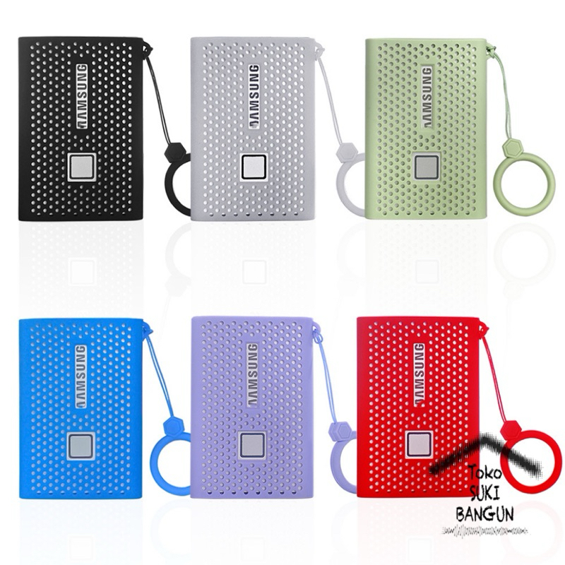 Jual Case Samsung Portable SSD T7 External 500GB 1TB 2TB Rubber ...
