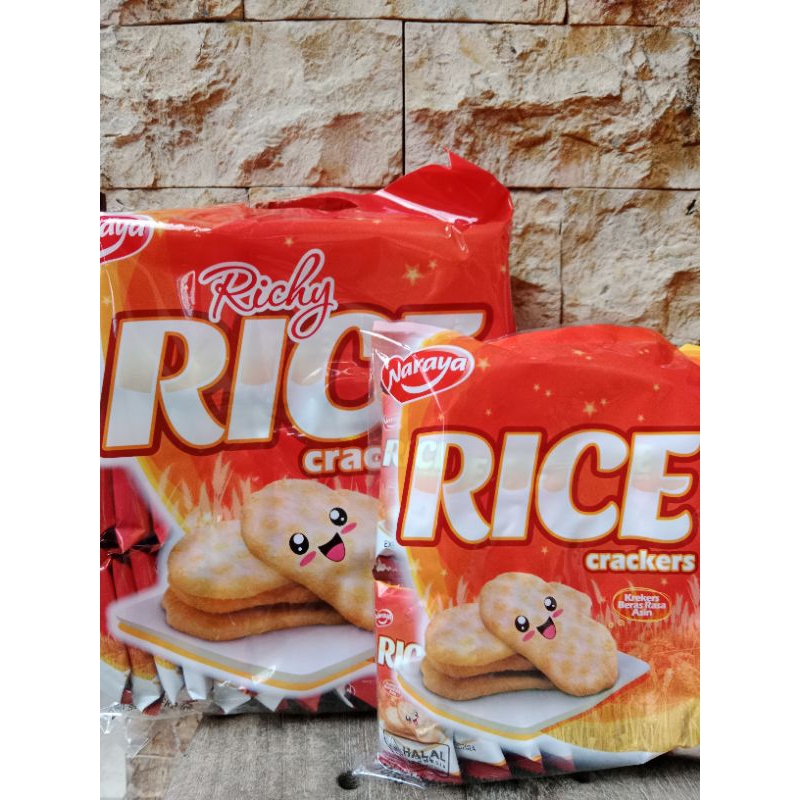 Jual RICHY RICE CRACKER ( KRAKER BERAS RASA ASIN). | Shopee Indonesia