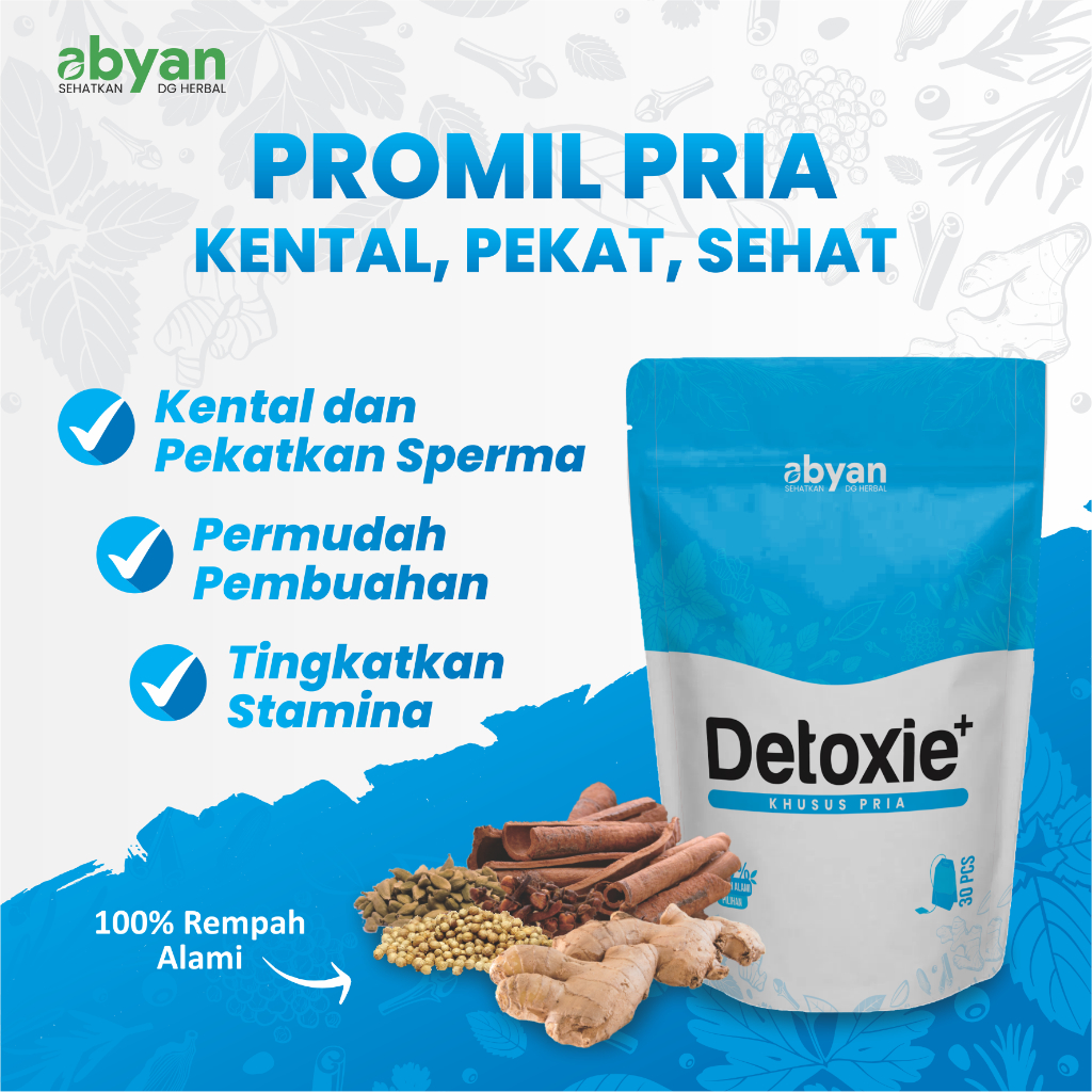 Jual Herbal Promil penyubur pengental sperma Pria Detoxie plus sehat ...