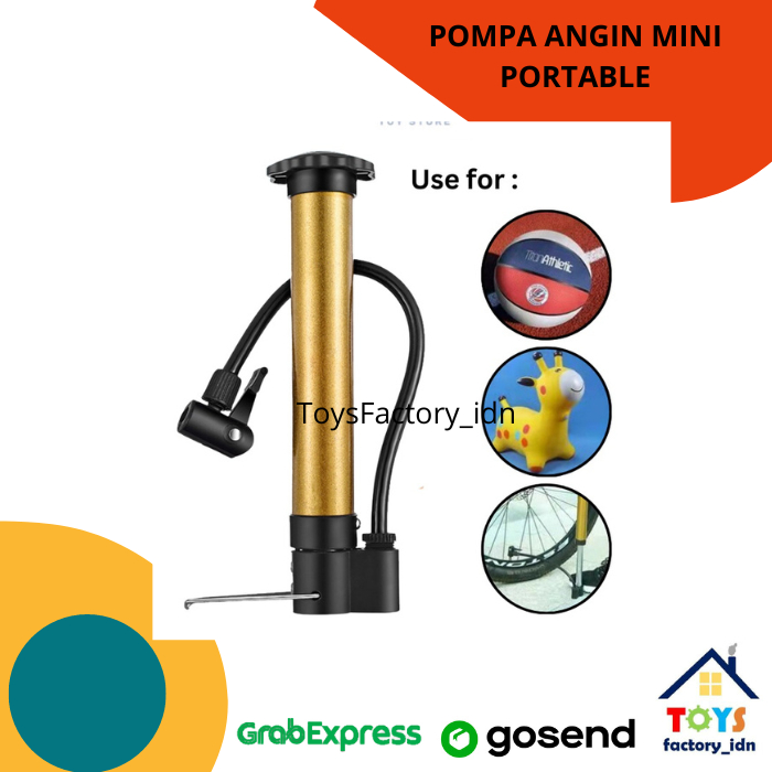 Jual Pompa Angin Mini Portable Pompa Sepeda / Pompa Hidrolis Multi ...
