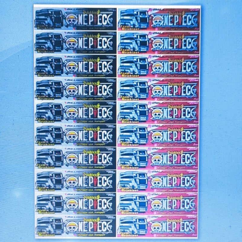 Jual stiker bus basuri isi 20 sticker panjang bus viral | Shopee Indonesia