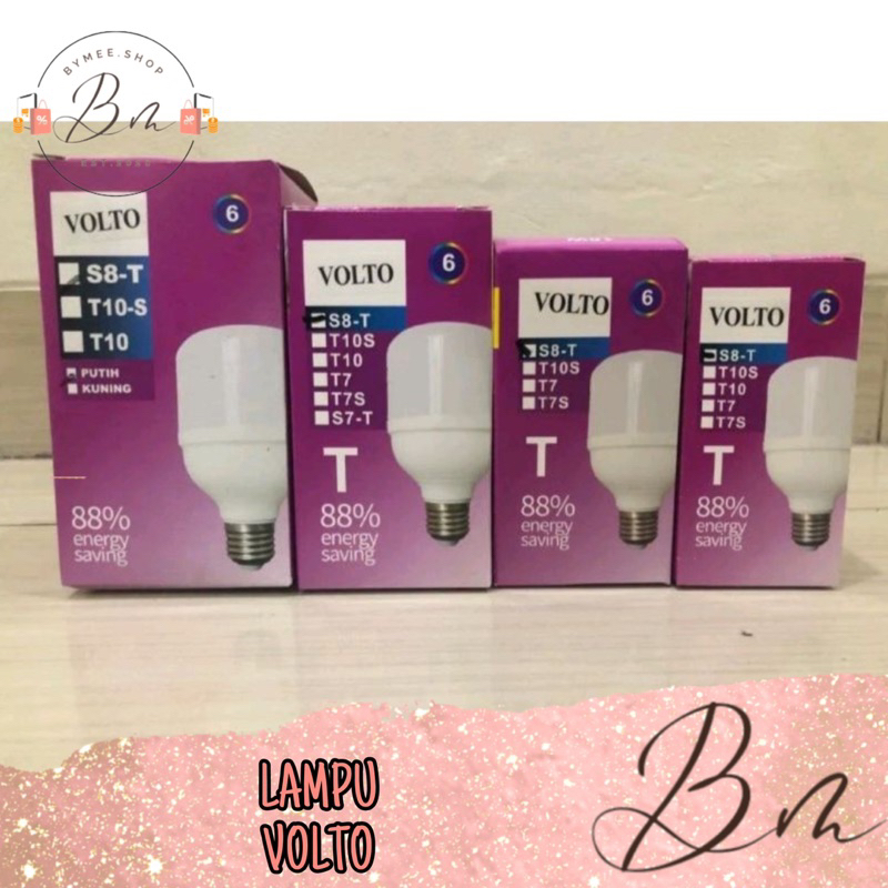 Jual Lampu Bohlam Merk Volto Lampu LED Hemat Energi Cahaya Putih 20 ...