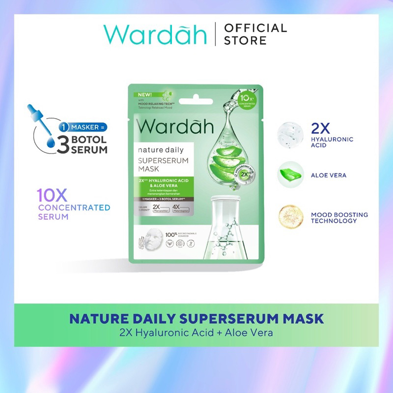 Jual Wardah SuperSerum Mask 20 ml - Sheet Mask | Shopee Indonesia