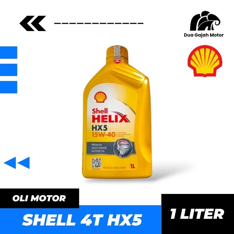 Jual OLI SHELL HELIX HX5 15W-40 1 LITER | Shopee Indonesia