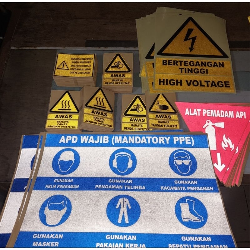 Jual Sticker Cuttting. Custom Rambu Rambu Sign | Shopee Indonesia