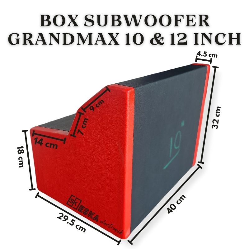Jual BOX Subwoofer Grandmax 10 inch 12 inch Box Grandmax AC Box ...