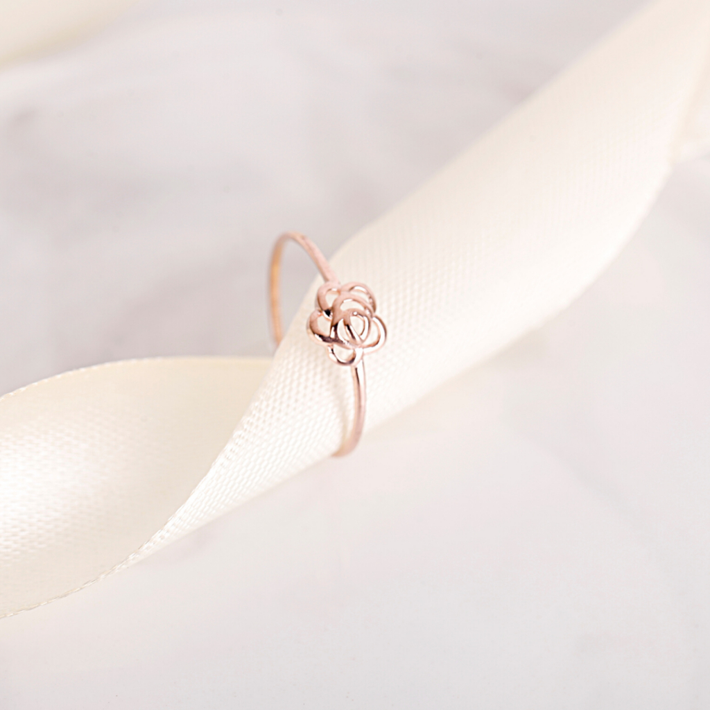 Jual Cincin Emas Fleure - Cincin Emas Bunga - Flower Gold Ring - Toko ...