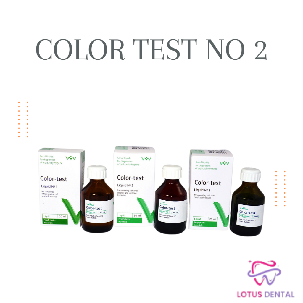 Jual Color Test by Vladmiva caries detector caries stop No 2 | Shopee ...