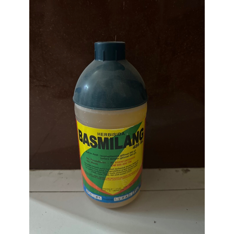 Jual Herbisida BASMILANG 486SL Glifosat Pembasmi Rumput Liar - 1 Liter ...