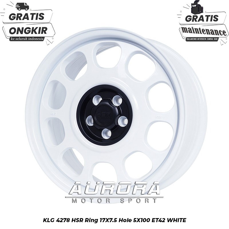 Jual VELG HSR RING 17 PCD 5X100 MODEL KALENG CLASSIC RACING VELOZ NEW ...