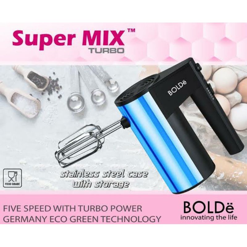 Jual Bolde Super Mix Turbo Hand Mixer Pengaduk Adonan | Shopee Indonesia