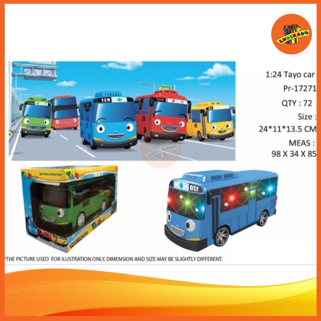 Jual MAINAN TAYO LITTLE BUS SCHOOL MOBIL TAYO LAMPU PR 17271 | Shopee Indonesia
