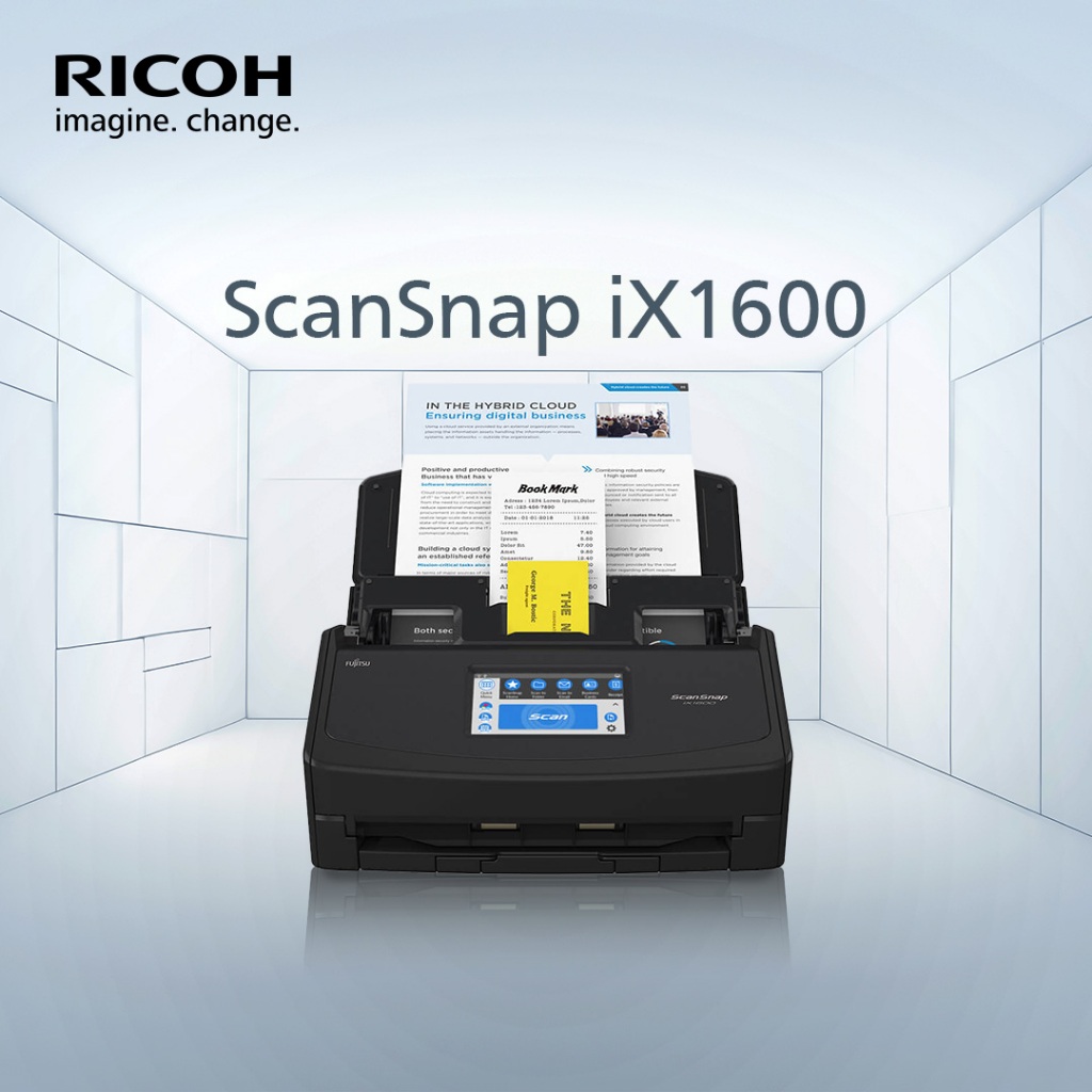 Jual Scanner RICOH ScanSnap iX1600 (Black) Garansi 3 tahun | Shopee ...