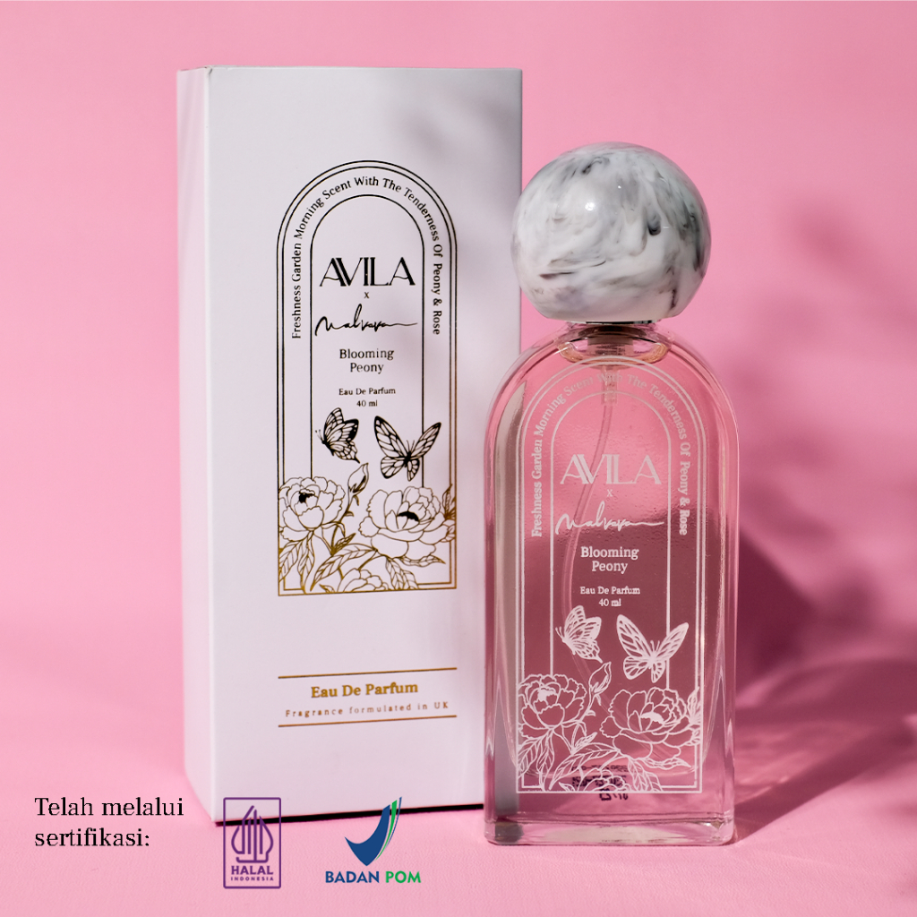 Jual Avila x Malvava Eau De Parfum Blooming Peony 40 ML - 110 ML | Shopee Indonesia