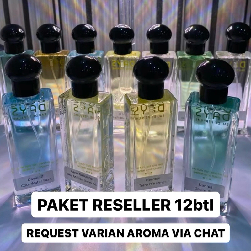 Jual DAYS PARFUM ISI 12pcs VARIAN AROMA BISA PILIH | Shopee Indonesia