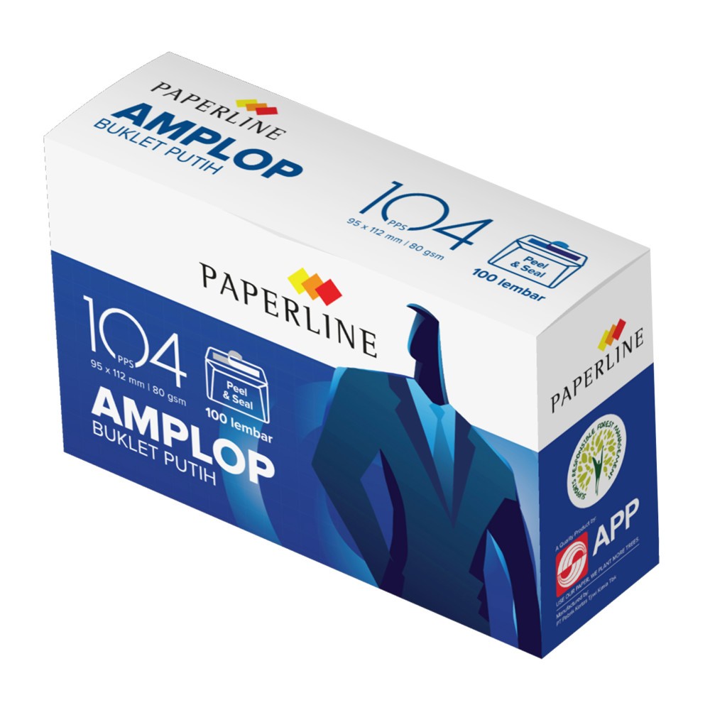 Jual Amplop Putih Tanggung 104 Paperline | Shopee Indonesia