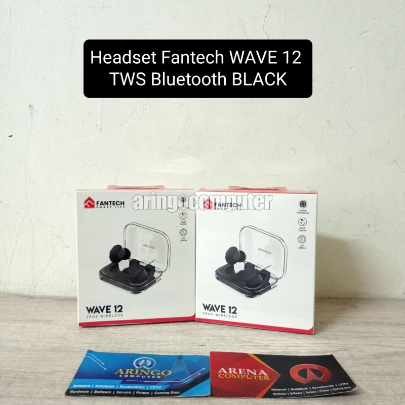Jual Headset Fantech WAVE 12 TWS Bluetooth BLACK | Shopee Indonesia