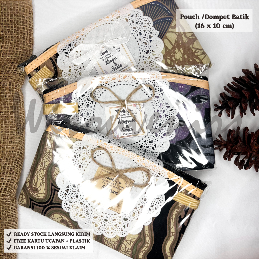 Jual Souvenir pernikahan Dompet batik khas jogja souvenir pouch batik 16 x 10 cm Part 10 ...