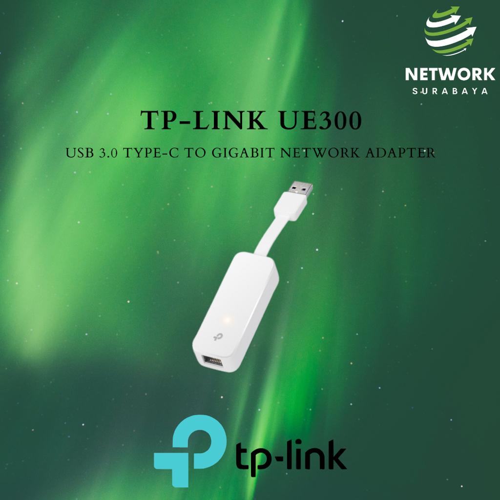 Jual TP LINK UE300 USB Type-C to RJ45 Gigabit Ethernet Network Adapter | Shopee Indonesia