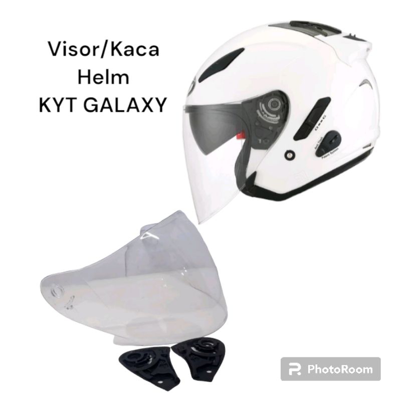 Jual Kaca Helm KYT GALAXY Visor Helm (Hanya Kaca Helm) Free Rachet Free ...