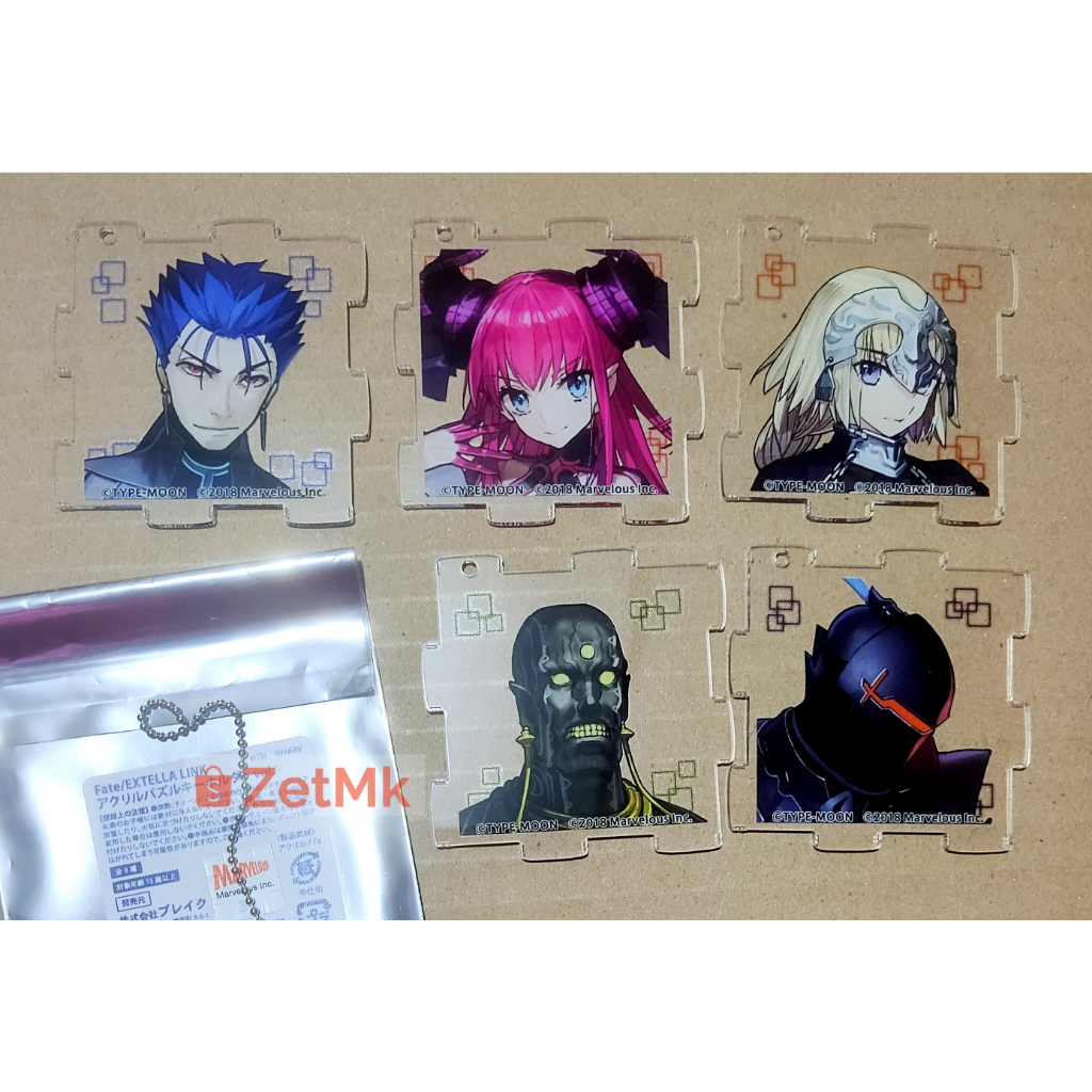 Jual Fate Extella Link Acrylic Puzzle Keychain Charlemagne Medusa ...