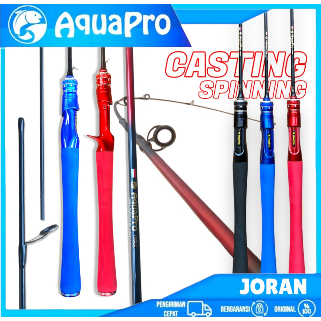 Jual Aquapro Joran Pancing Spinning Rod Ultralight 2-6LB Joran Pancing ...