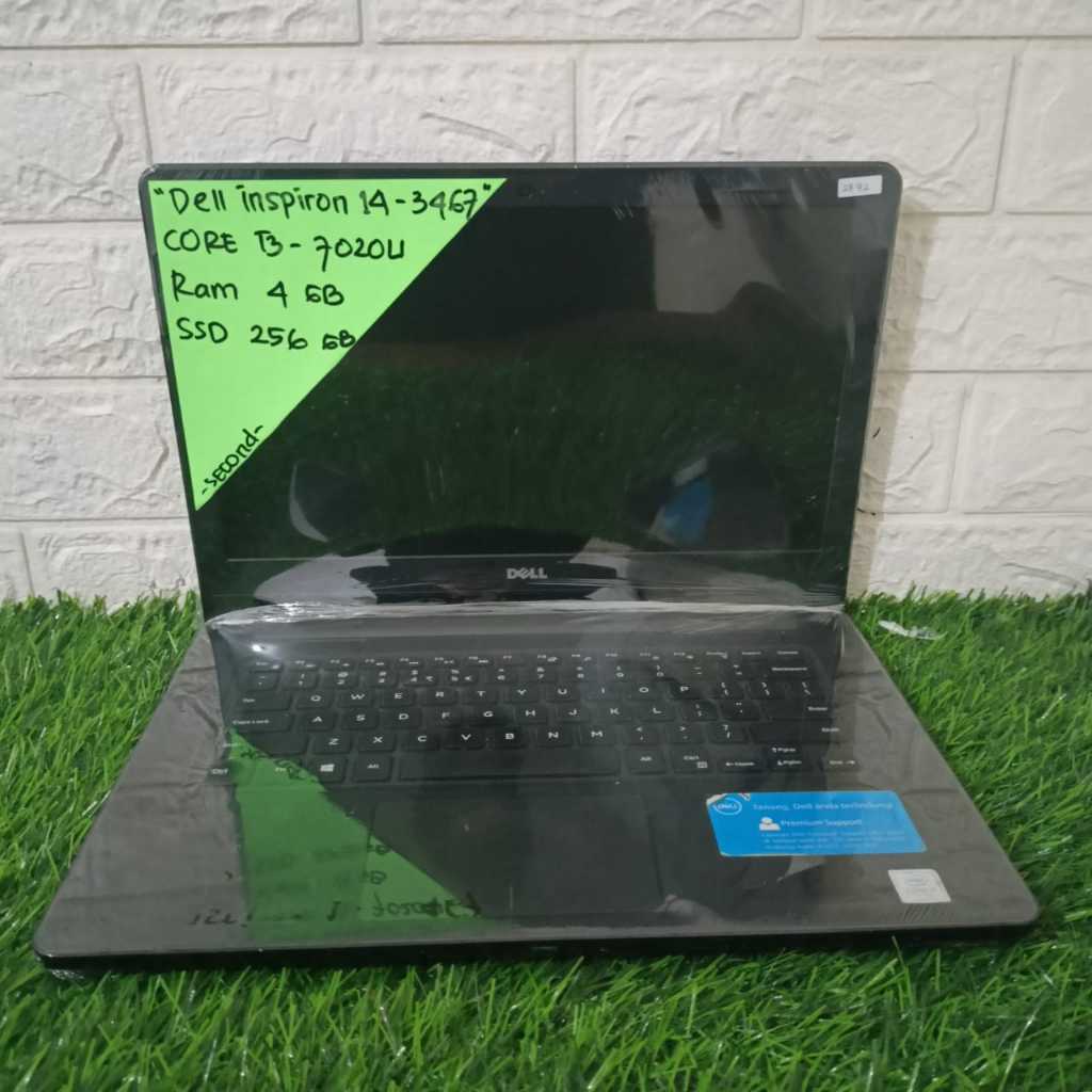 Jual LAPTOP MURAH DELL INSPIRON 14 - 3467 I3 - 7020U 4/256 (2892) | Shopee Indonesia