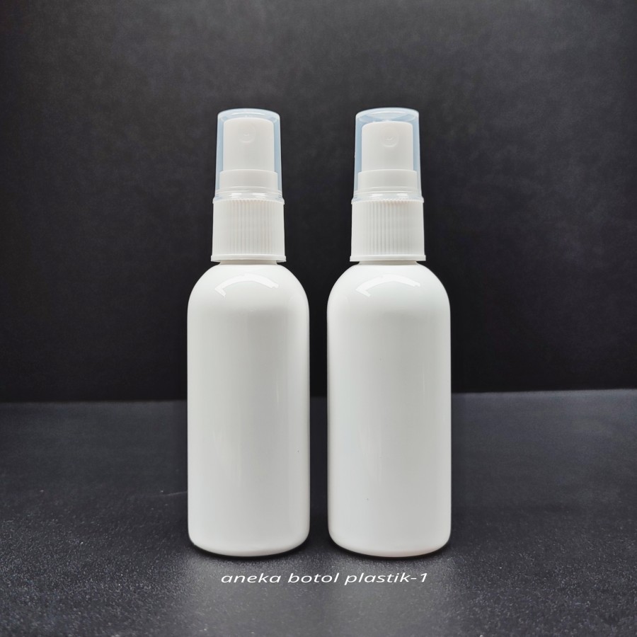 Jual Botol Spray 60ml Plastik Putih / Botol Parfum Hand Sanitizer 60 Ml / Botol Plastik Pet Br ...