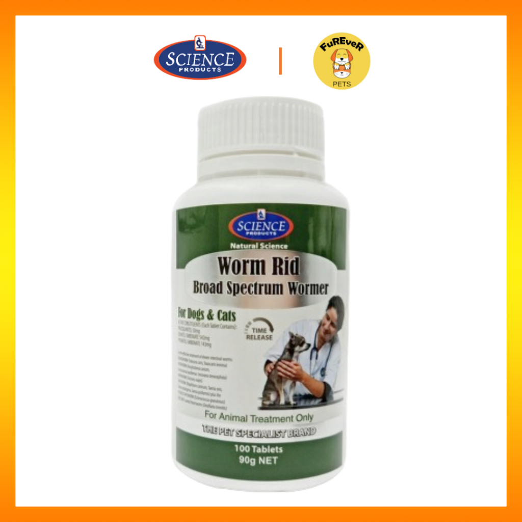 Jual Science Products Worm Rid Broad Spectrum Wormer for Dogs & Cats ...
