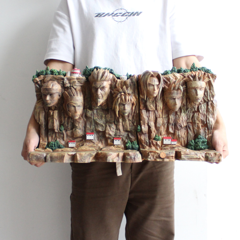Jual [ Foto Asli ] Statue Naruto Stone Custom Studio Hokage Wall Rock ...