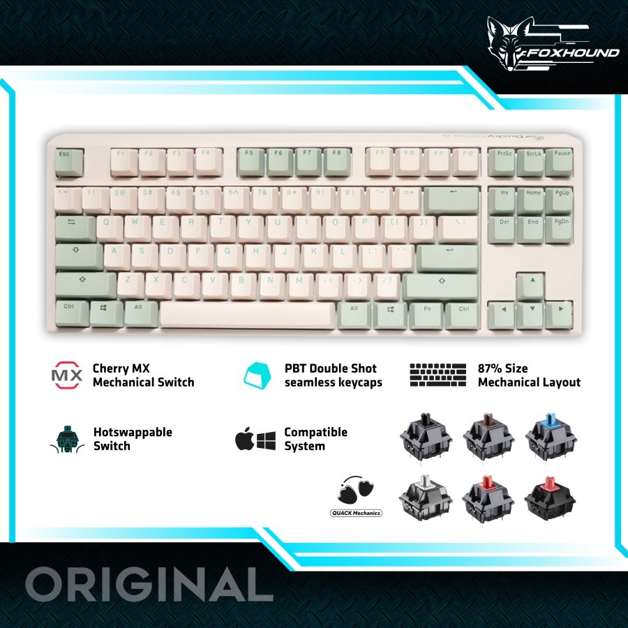 Jual Ducky One 3 Matcha TKL Hotswap Double Shot PBT QUACK Mechanical ...