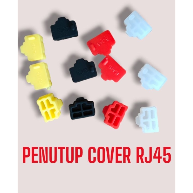 Jual PENUTUP DUST COVER PLUG PELINDUNG ANTI DEBU PORT RJ45 RJ 45 LAN ...