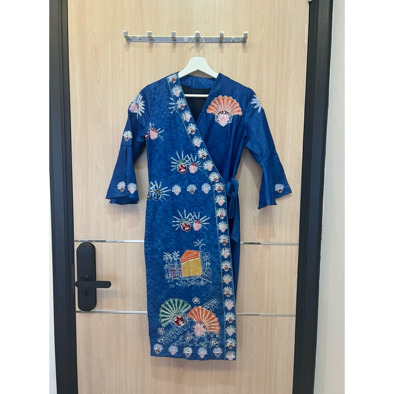 Jual Dress Batik Betawi Wanita/ batik Jakarta/ Batik ondel ondel ...