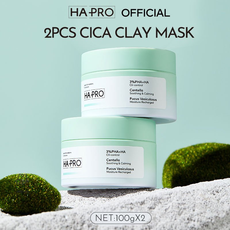 Jual Hapro Cica Mask Acne Clay Mask - 3% PHA Oil-Control Pore ...