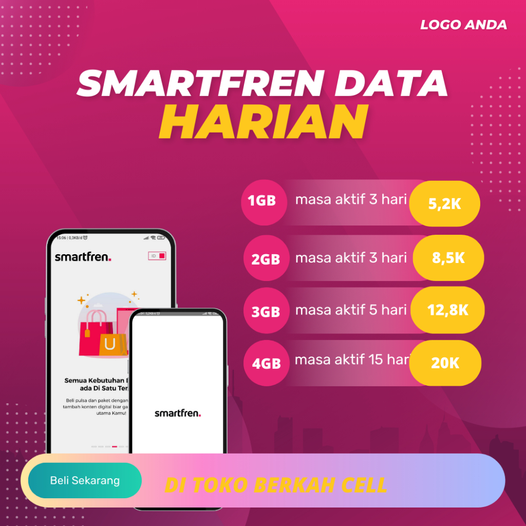 Jual paket data smartfren harian kuota langsung masuk | Shopee Indonesia