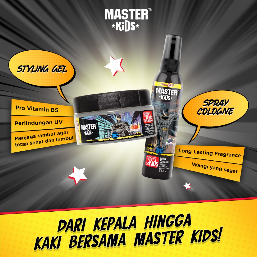Jual Master Kids Spray Cologne Superman Botol 100ml | Shopee Indonesia