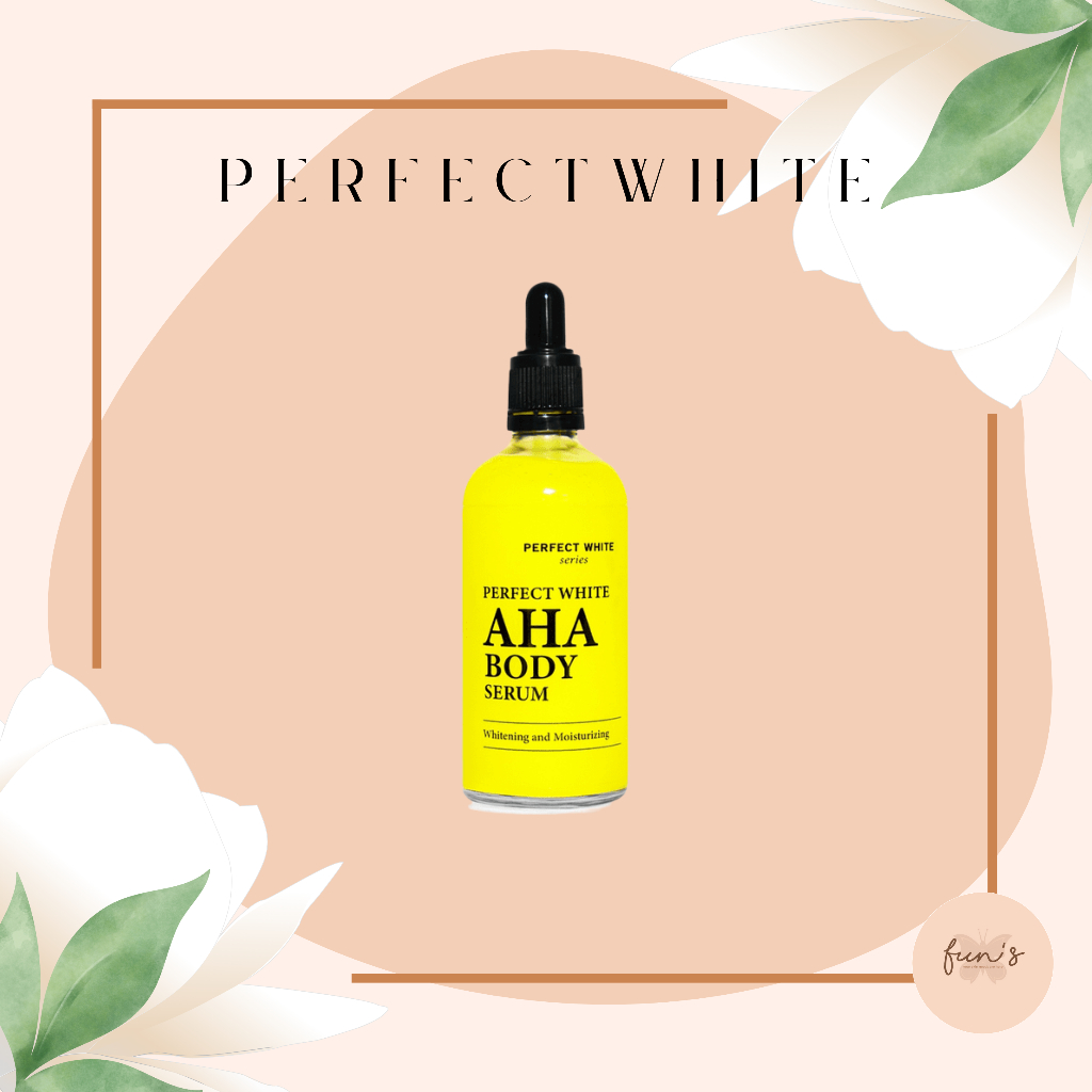 Jual PERFECT WHITE AHA Body Serum Whitening and Moisturizing 100ML ...