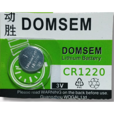 Jual Baterai Domsen CR1220 / CR 1220 Lithium Battery 3V Batre Jam | Shopee Indonesia