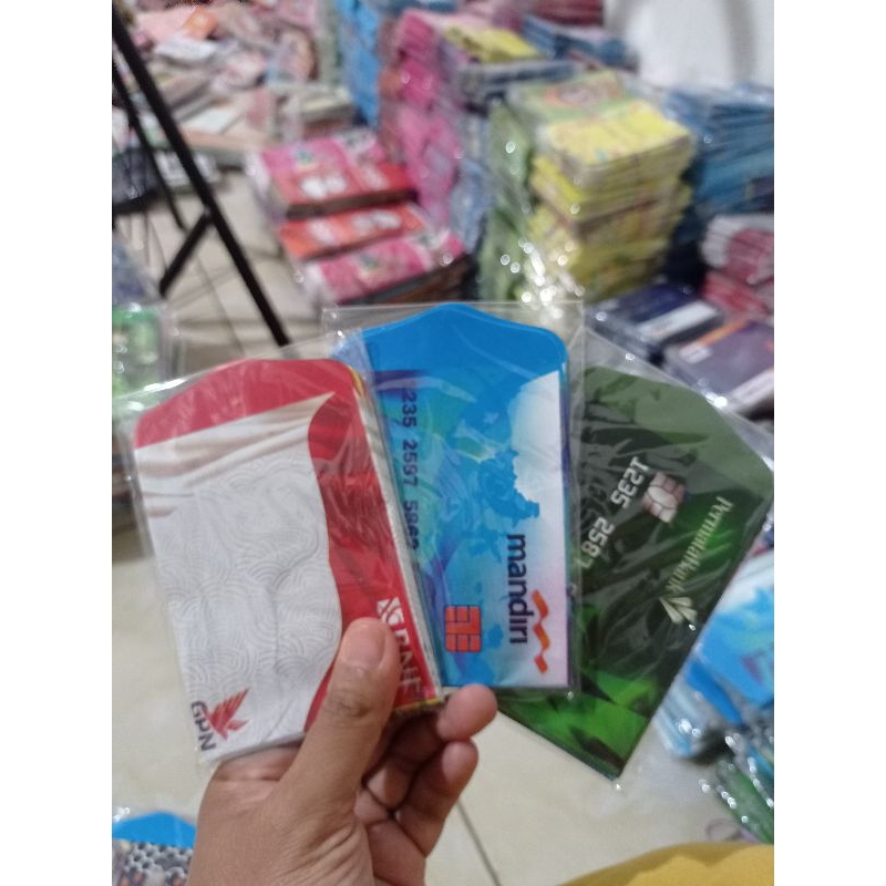 Jual PAKET 200 LEMBAR AMPLOP LEBARAN MOTIF ATM | Shopee Indonesia